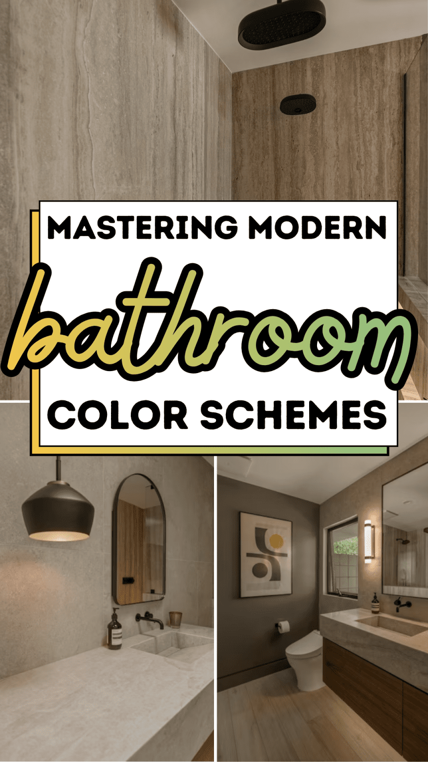 Mastering Modern Bathroom Color Schemes | Easy Peasy Life Matters